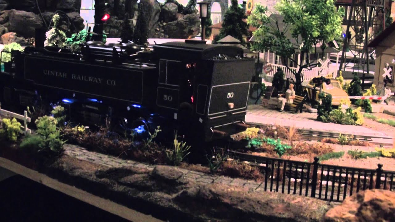 LGB Uintah Mallet Massoth xls decoder G Scale model rail - YouTube
