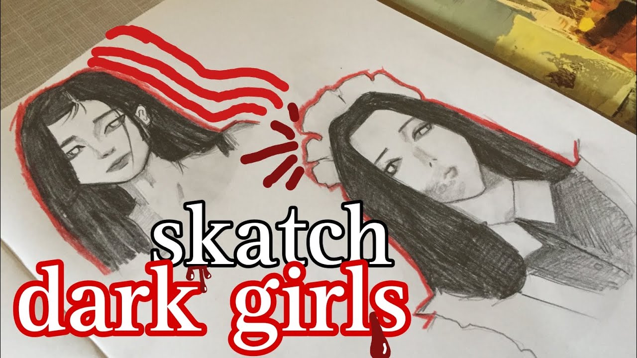 How do I sketch|dark girls - YouTube