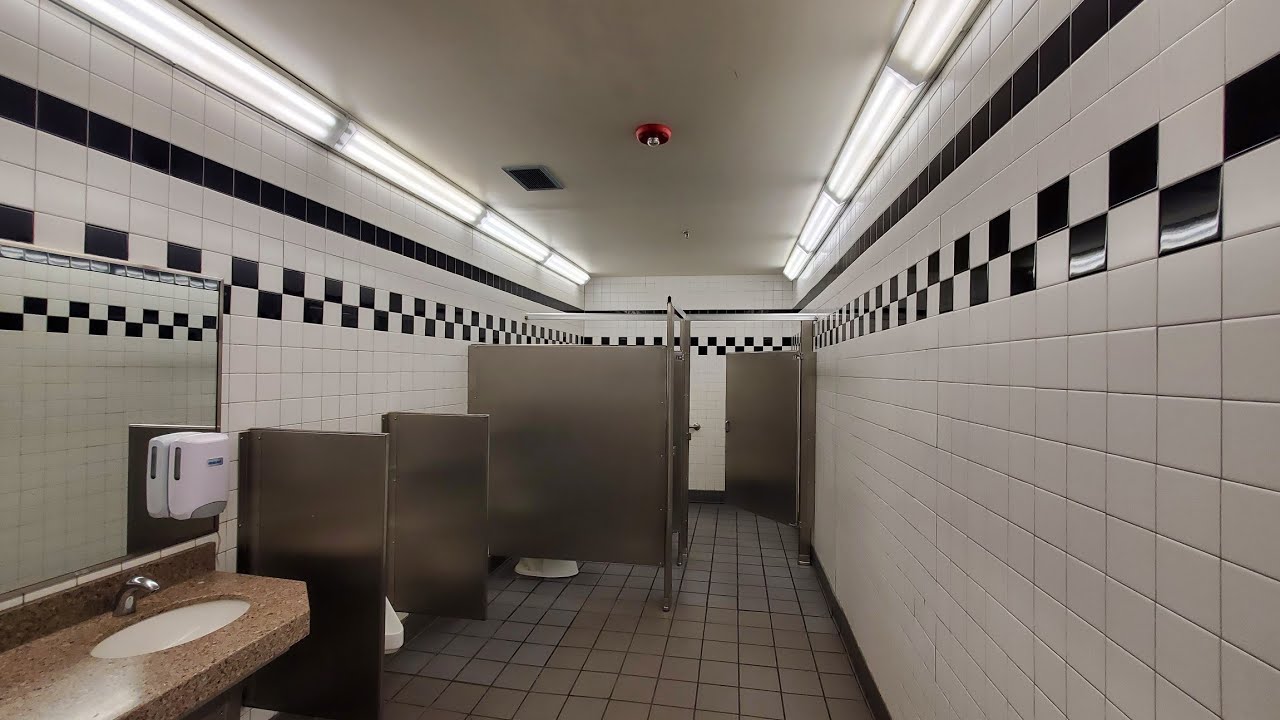 Walmart Supercenter back men's restroom - YouTube