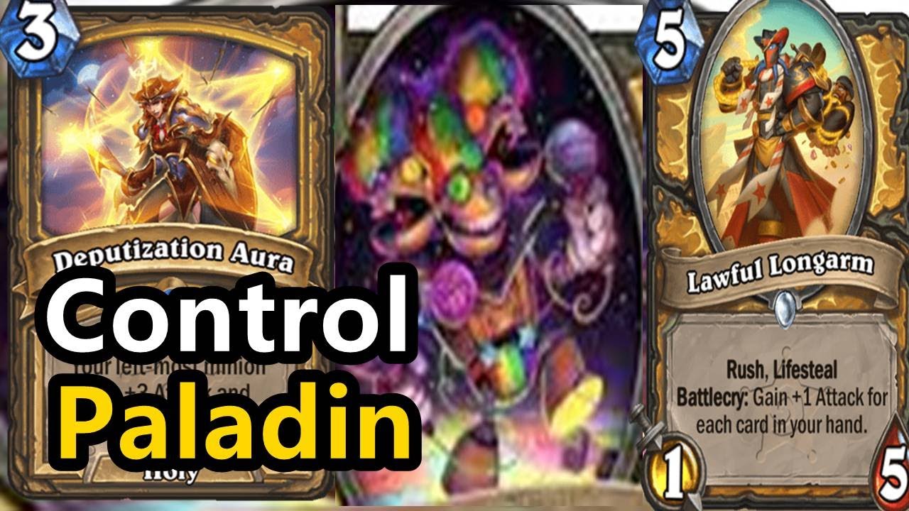 Control Paladin - Annoy the Hell Out of Your Aggro Opponent's - YouTube