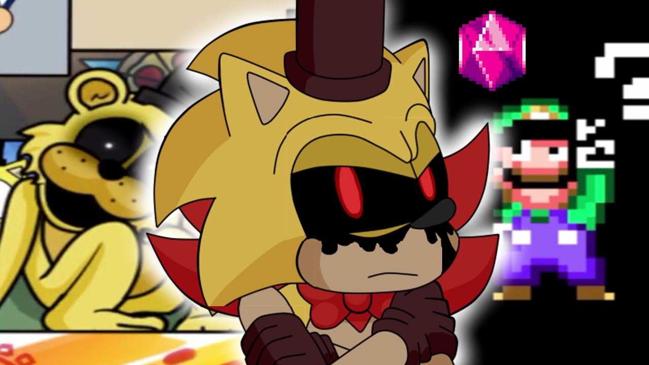 GOLDEN FREDDY Y EL PHANTOM RUBY??... || FNAS MANIAC MANIA INFINITY ...