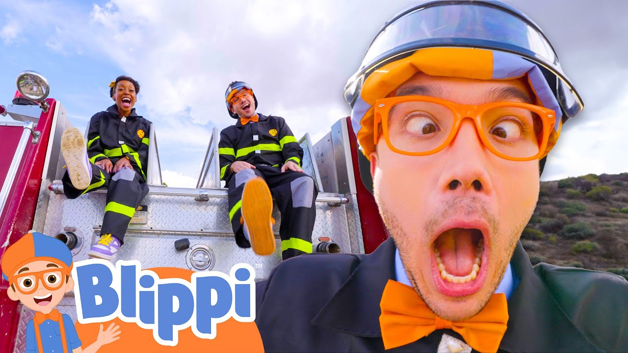 🔥Firefighter Blippi & Meekah🔥 | Blippi Songs 🎶| Educational Songs For ...