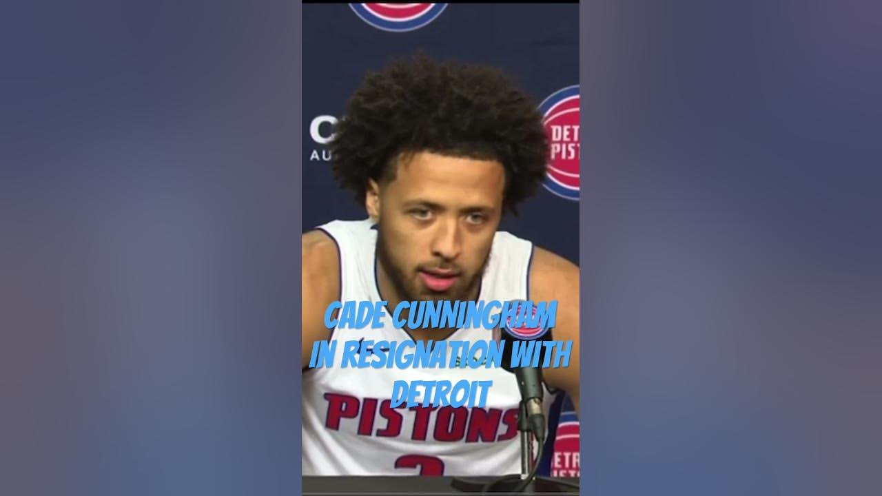Media Day Cade Cunningham Detroit Piston - YouTube