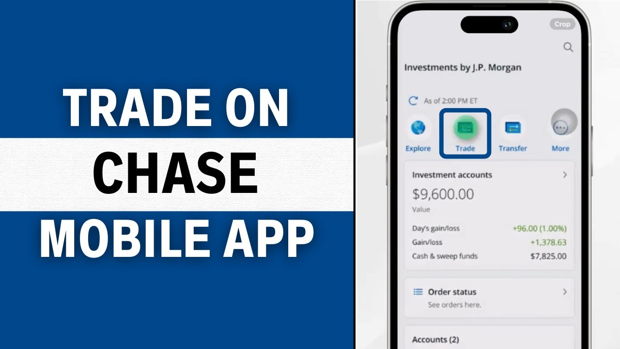 How to Trade on Chase Mobile App? (2024) - YouTube