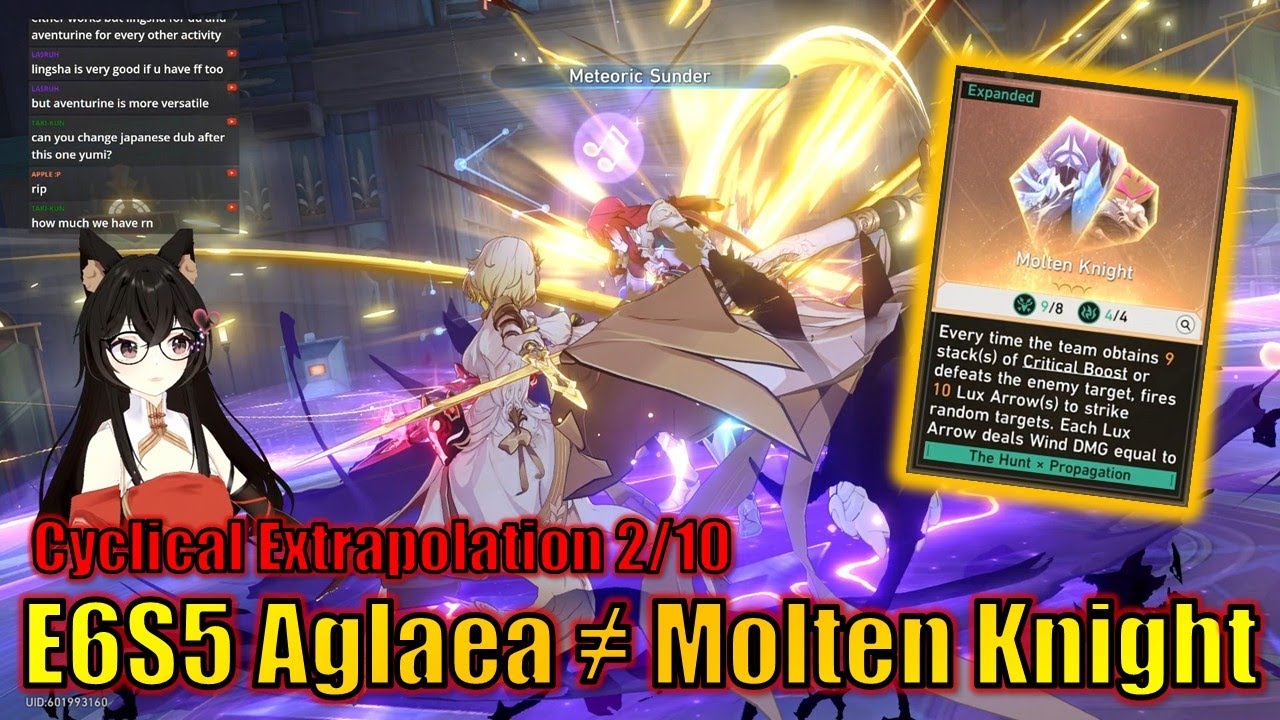 E6S5 Aglaea Molten Knight Synergy? Cyclical DU P8 - YouTube