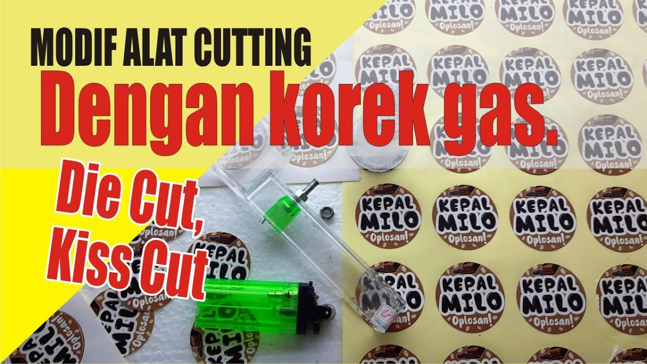 Cara membuat alat cutting sticker bulat | Modif alat cutting sticker ...