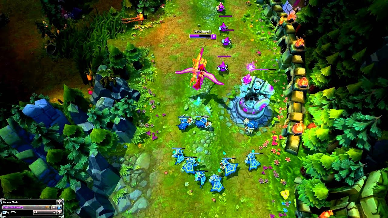 LoL Wood League 7: How to use barrier - YouTube