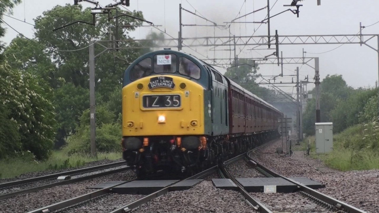 Class 40145 Mainline Action 9/10th June 2017 - YouTube