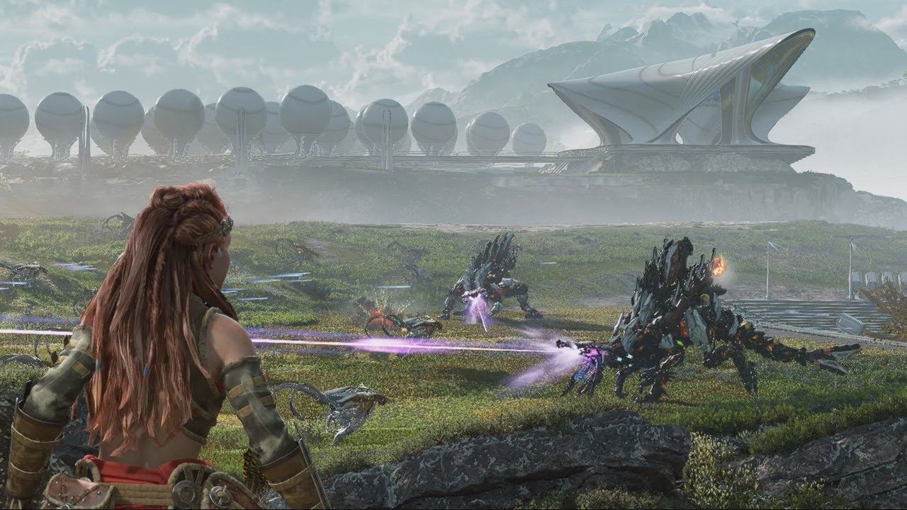 Specters vs Machines battle at the Zenith base in Horizon Forbidden ...