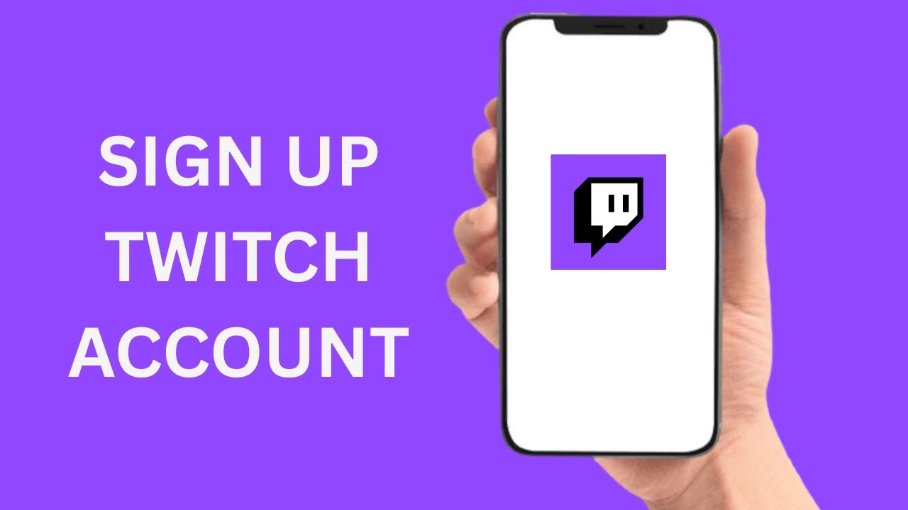 How To Sign Up And Create Twitch Account - YouTube