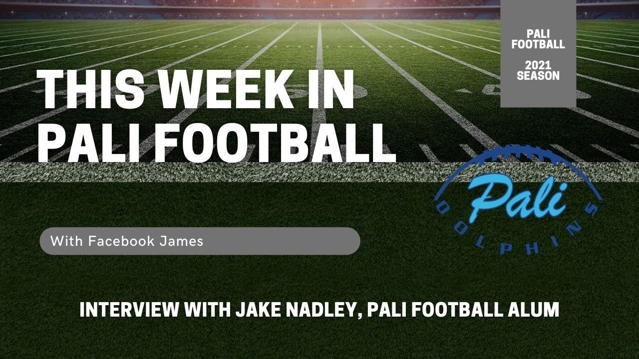This Week in Pali Football | Interview with Jake Nadley - YouTube