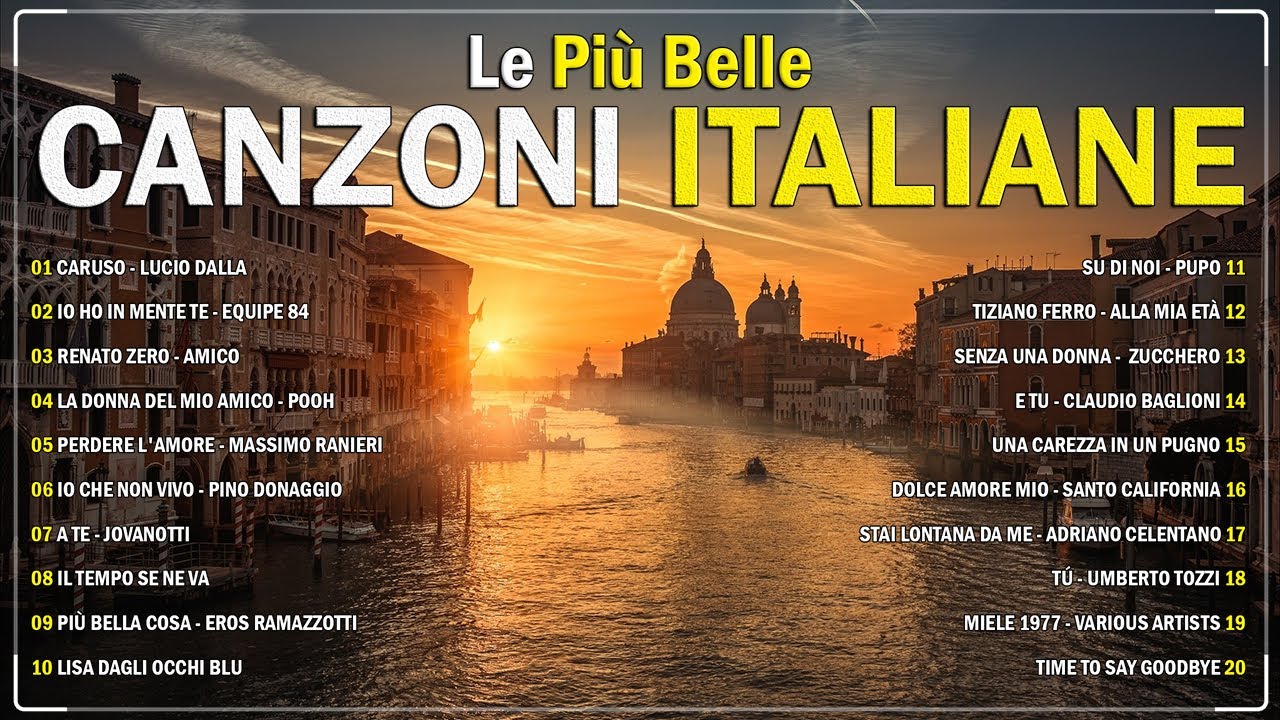 Le più belle Canzoni Italiane 60-70-80-90 📀 Playlist Músicas Italianas ...