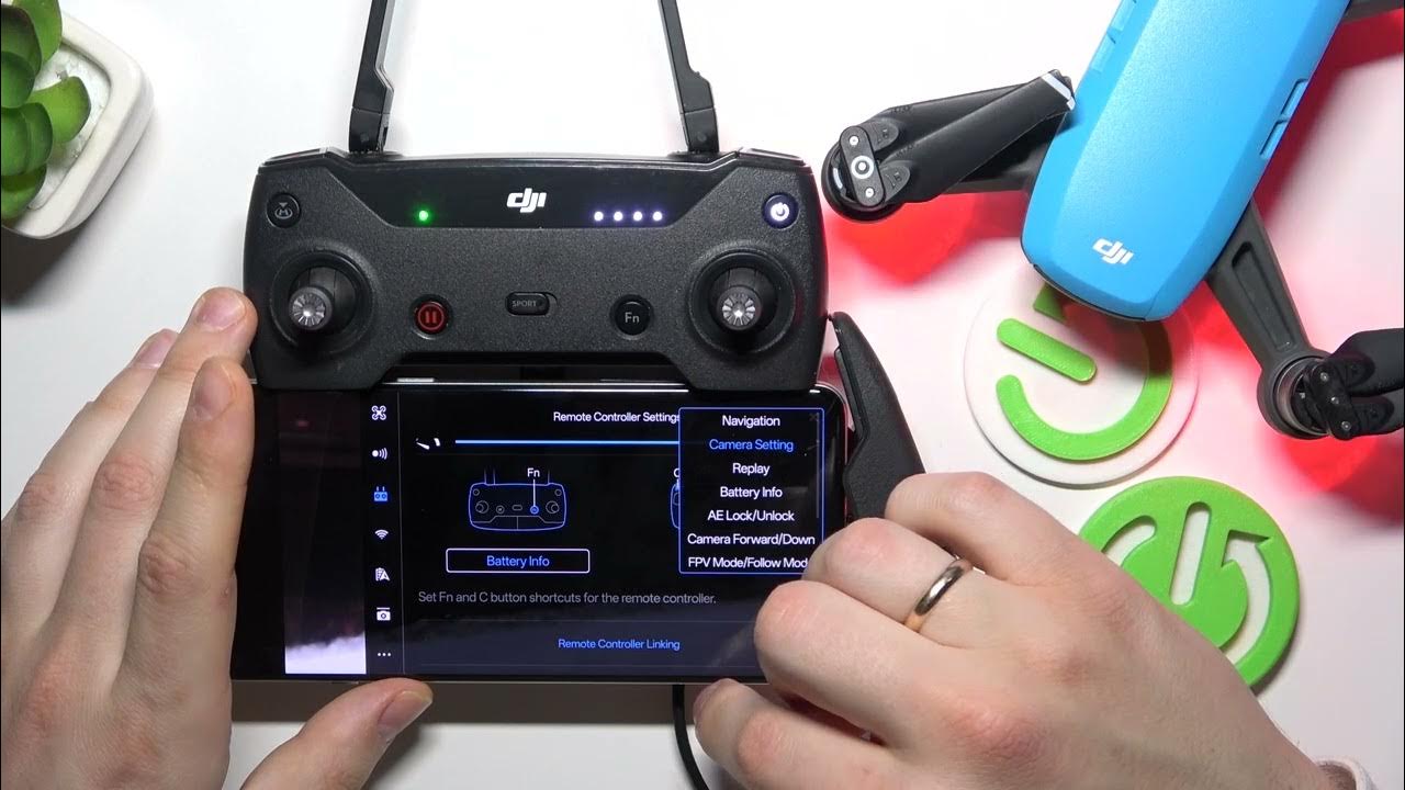 How to Change the FN Buttons Function in DJI Spark - Assigning Custom Controls - YouTube