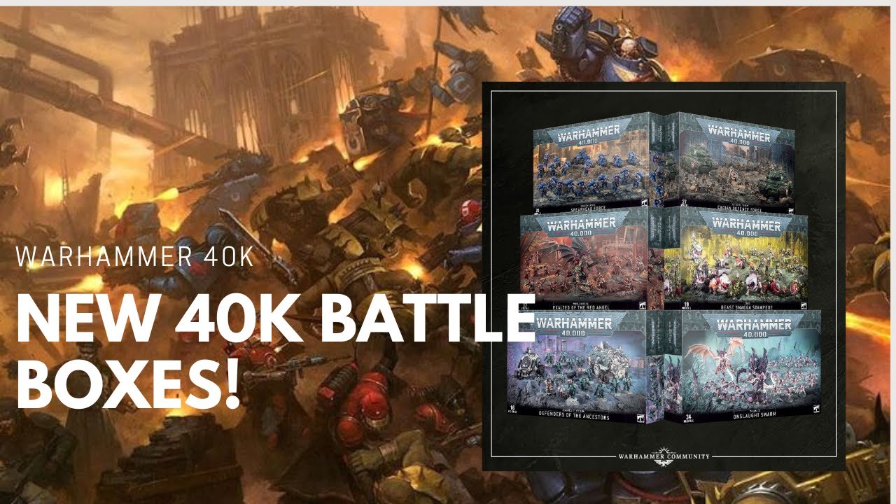 New 40k battle boxes for Xmas! - YouTube