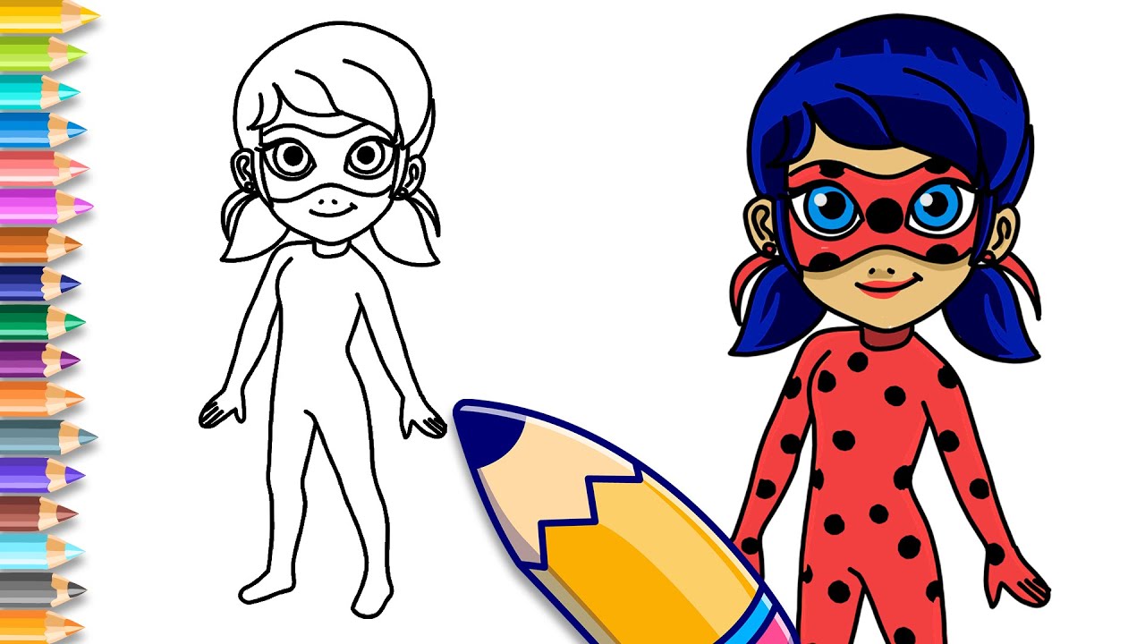 How To Draw A Ladybug Step By Step Pictures Cool2bkids Ladybug Polka