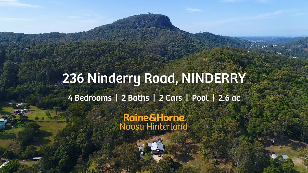 Raine & Horne Noosa Hinterland - 236 Ninderry Road, NINDERRY - YouTube
