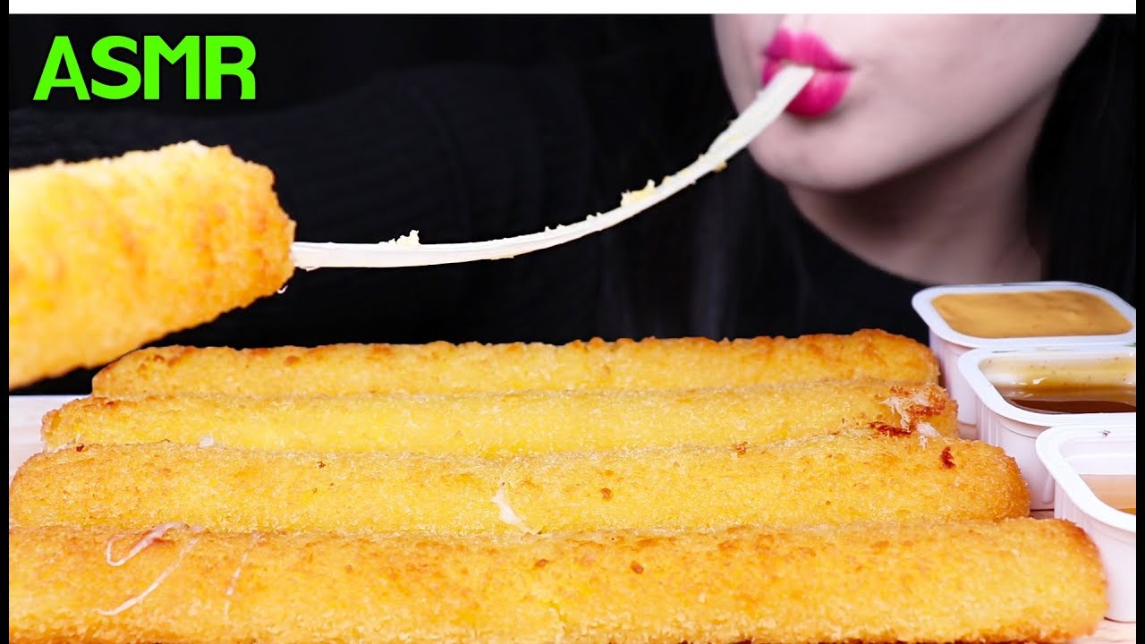 ASMR CHEESE STICKS *CRUNCHY 치즈스틱 리얼사운드 먹방 (EATING SOUNDS) NO TALKING ...