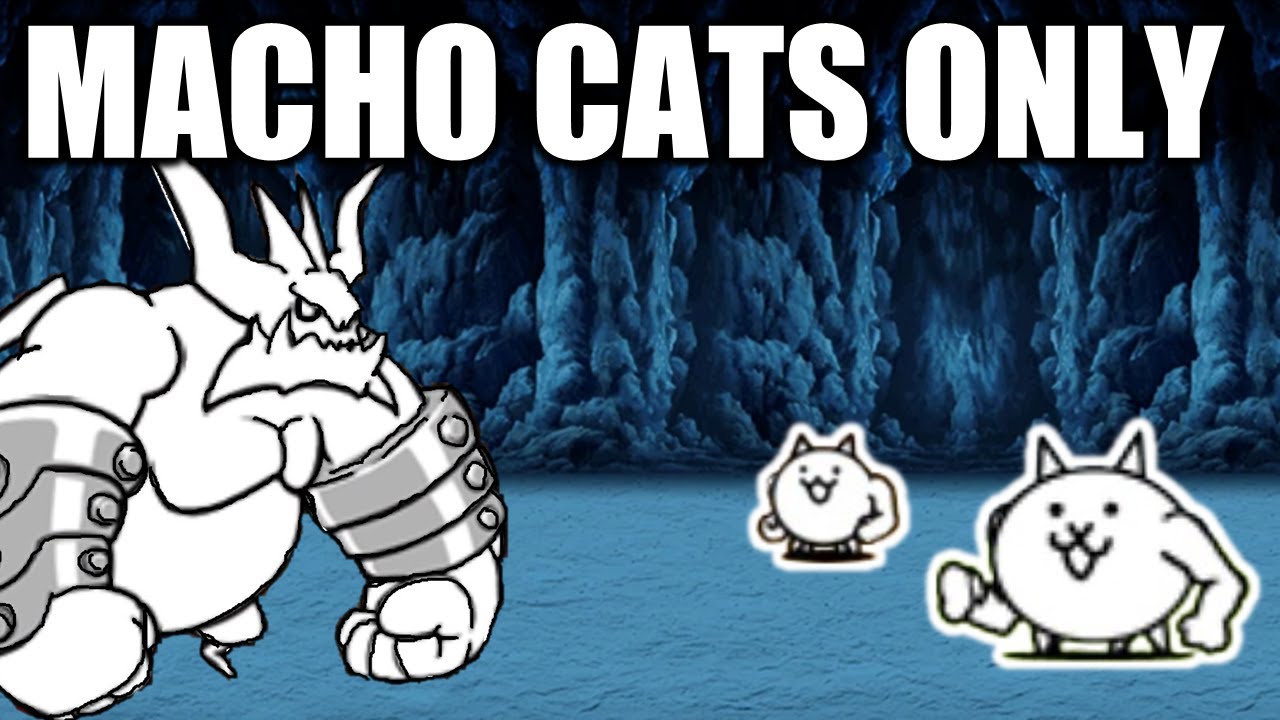 Can I Beat EOC Moon with Only Macho Cat Army - Battle Cats - YouTube