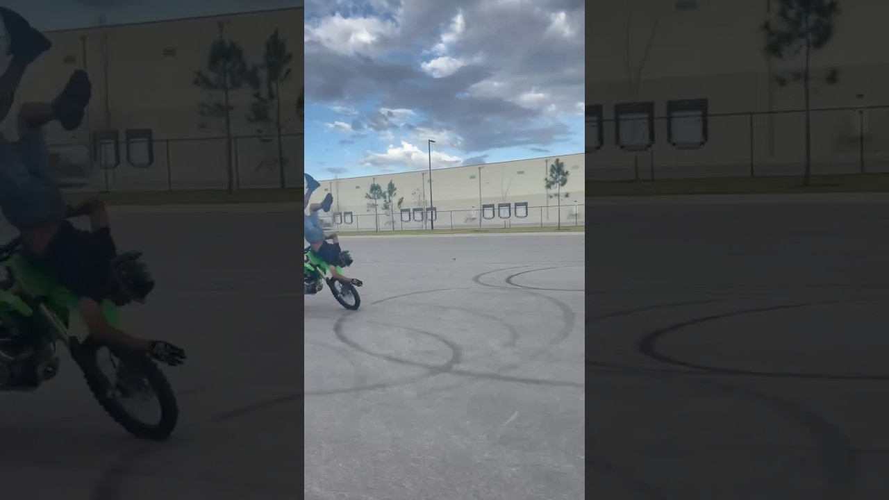 DIRTBIKE CRASHES FLIPS OVER HANDLE BARS !! 😱 #wheelie #bikelife # ...