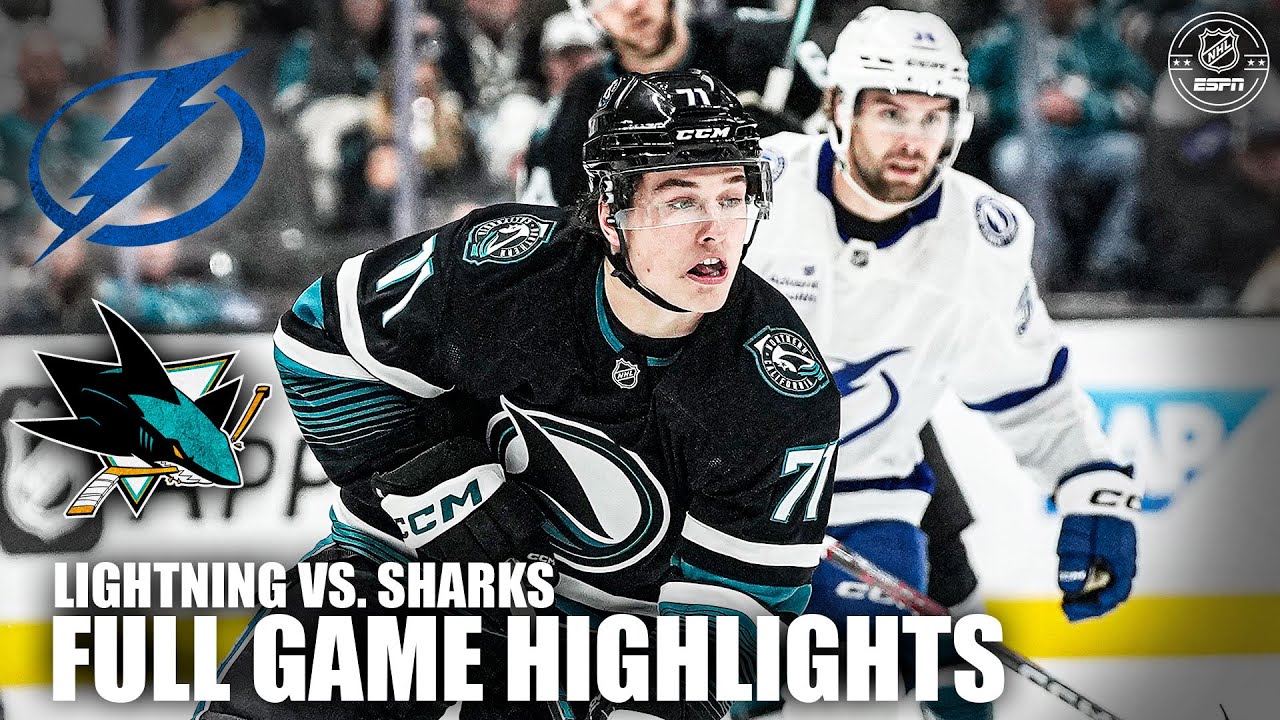 TEN GOALS 😳 Tampa Bay Lightning vs. San Jose Sharks | Full Game ...