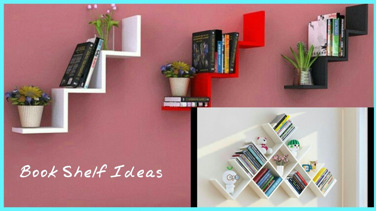 Book Case Ideas ll Creative Book Rack Design ll Wooden Book Shelf Ideas ...
