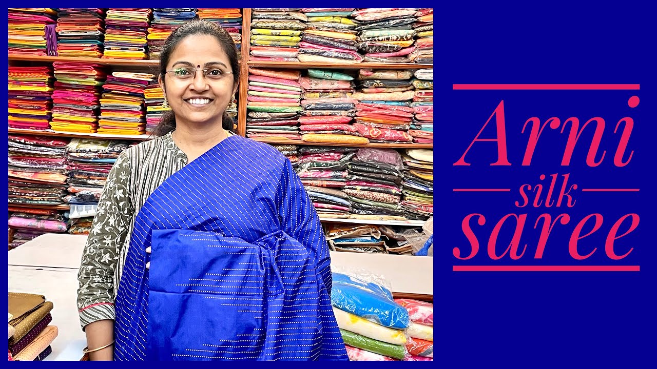 ARNI SILK SAREE ││PSR BROTHERS - YouTube