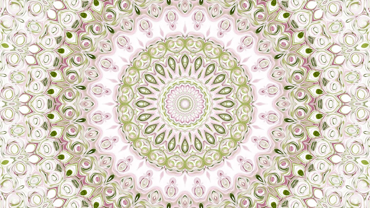 2 Minute Moving Mandala Meditation Visual - Peaceful Imagery - YouTube