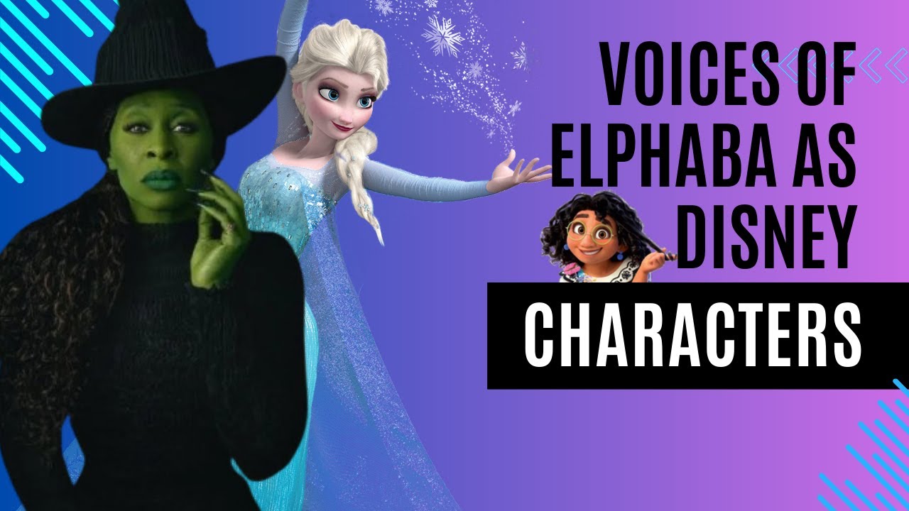 Disney Characters voiced by Elphaba! - YouTube