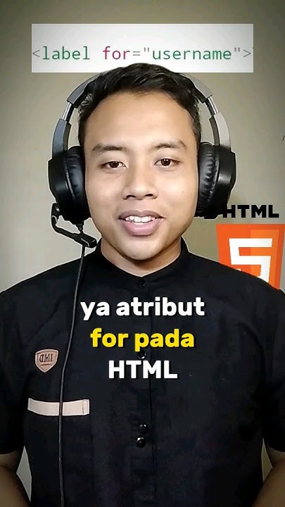 Atribut FOR pada HTML #websitedevelopment #programmer #html - YouTube