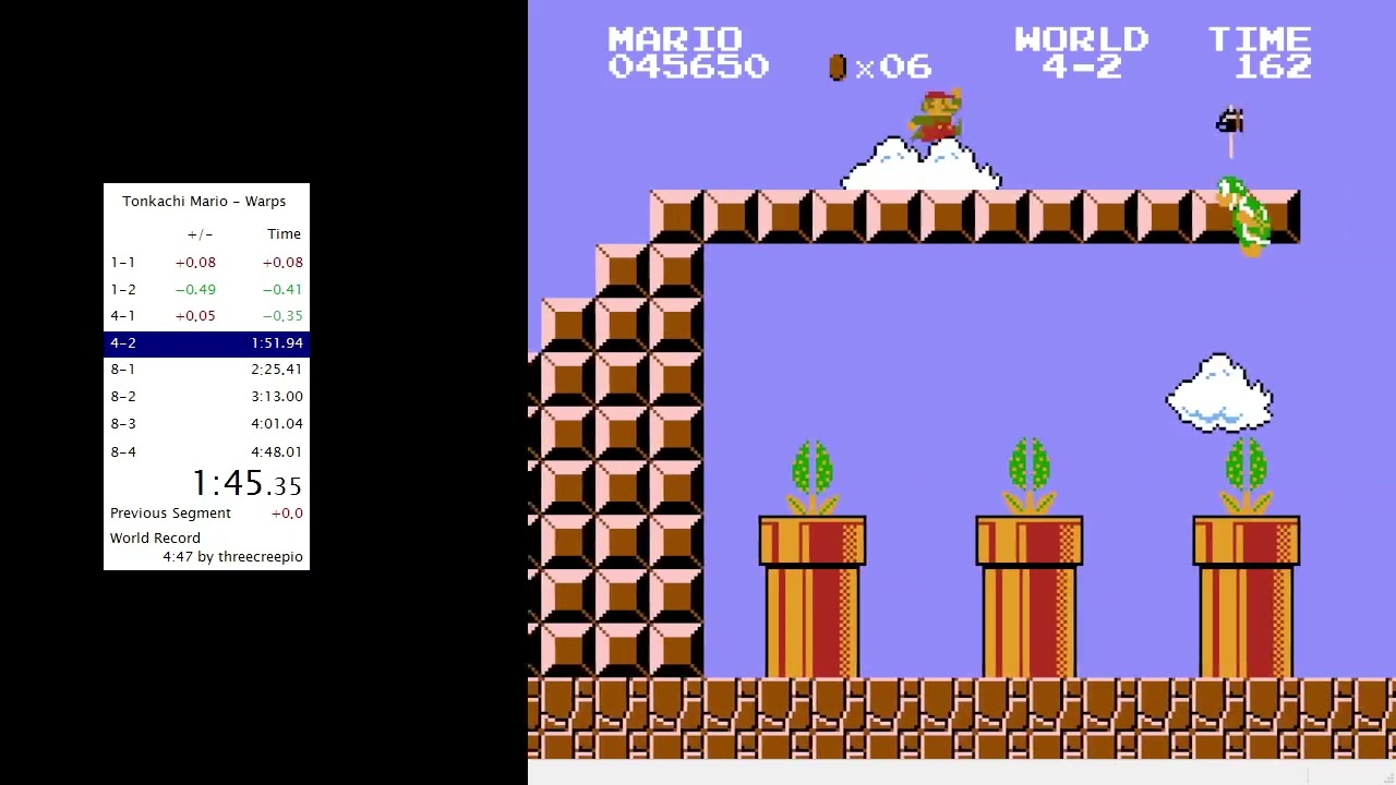 Tonkachi Mario Any% 4:45 Former WR - YouTube