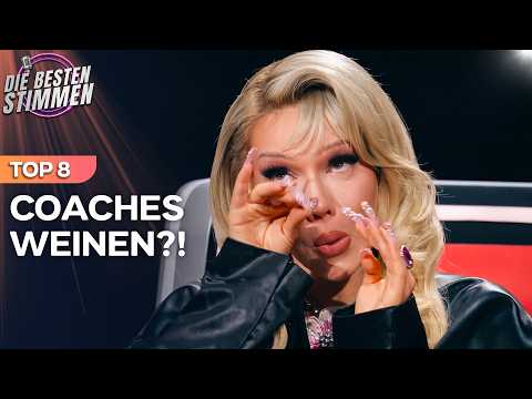 Top 8 Stimmen, die die Coaches zum Weinen brachten | Die Besten Stimmen [4K]