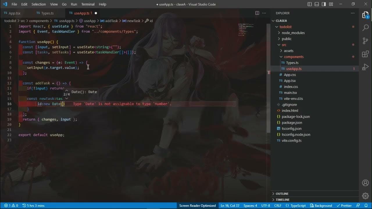 Todo List En Reactjs Con Typescript Desde 0 Youtube