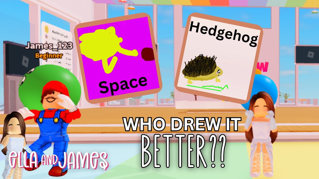 Who is a BETTER DRAWER??? | Roblox Speed Draw! - YouTube