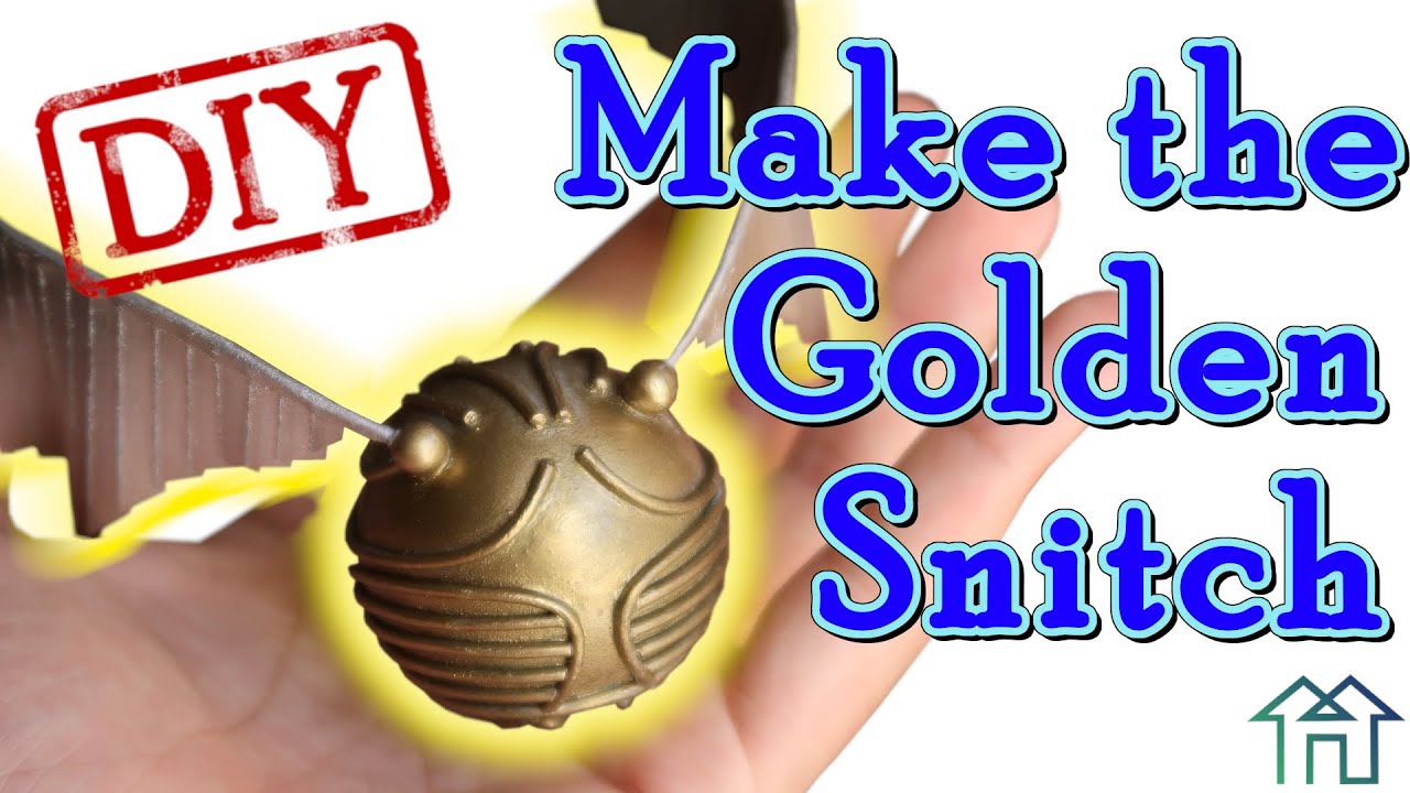 How To Make The Golden Snitch From Harry Potter