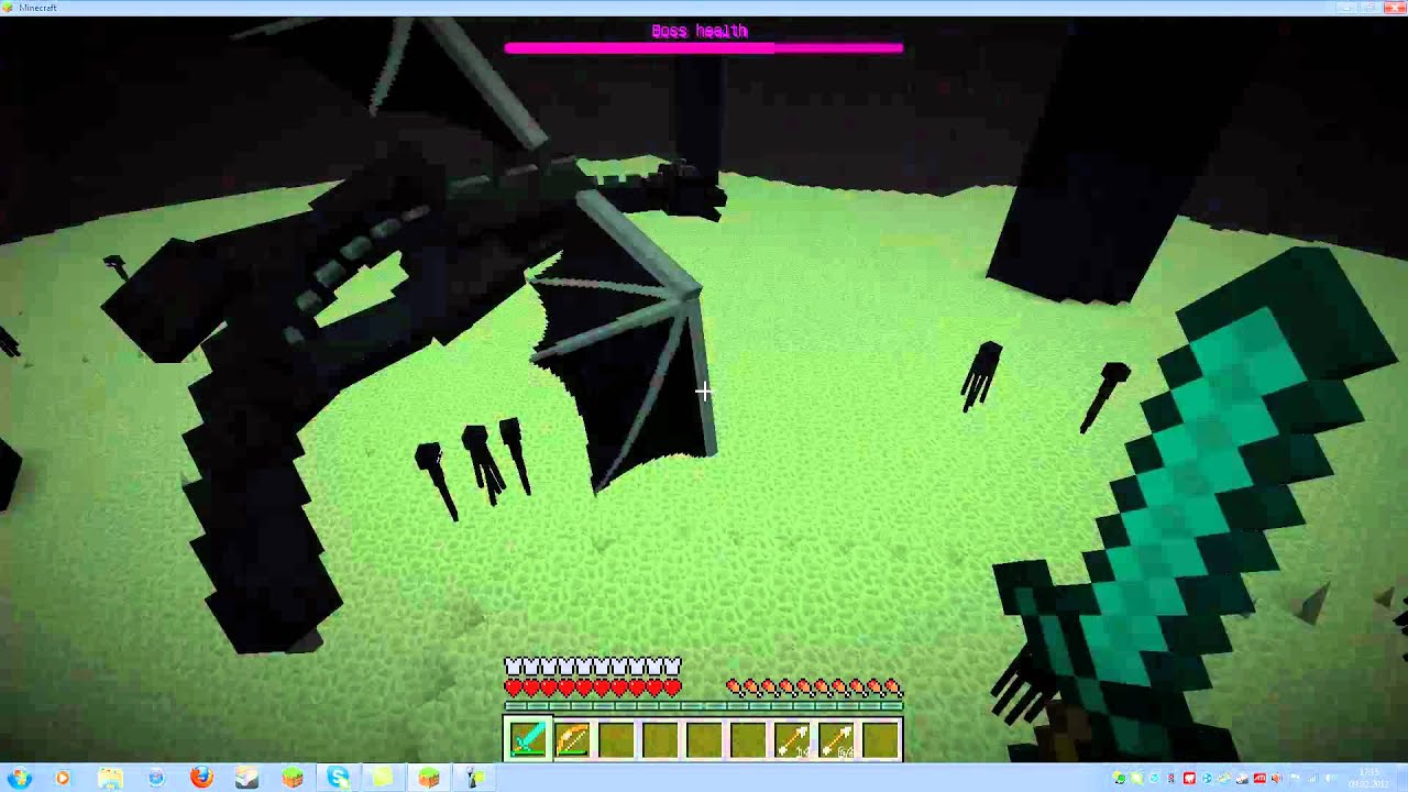 Minecraft 1.1 - Das Ende von Minecraft (Drache) [German]1# - YouTube