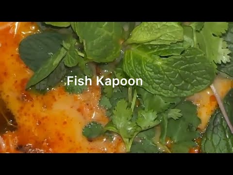 EASY DELICIOUS FISH KAPOON - YouTube