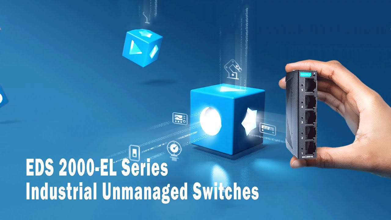 EDS 2000-EL Series Industrial Unmanaged Switches - YouTube