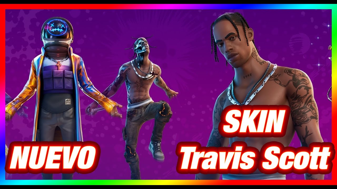 🕶️ SKIN *TRAVIS SCOTT*: NUEVA SKIN ASTRO JACK de EVENTO LOTE ...