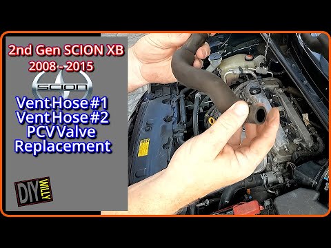 SCION XB 2008-2015 Vent Hose - PCV Valve Replacement - YouTube