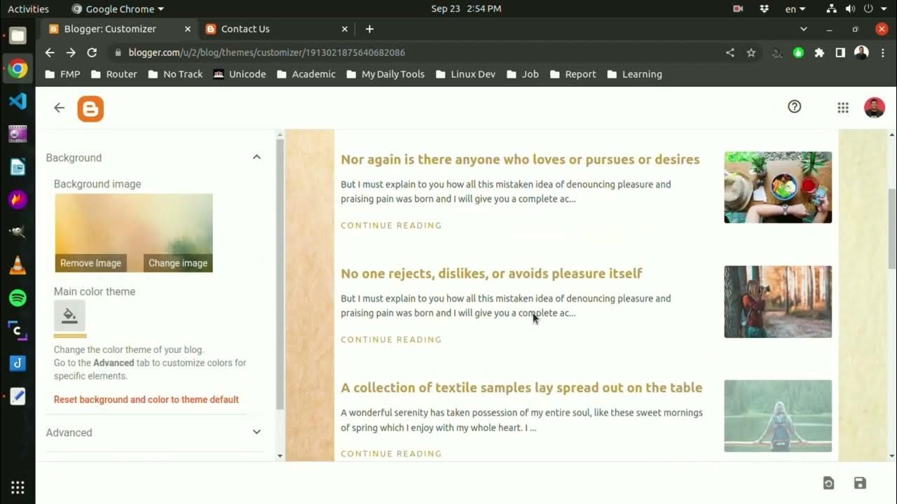 How to Setup Minimal Blogger Theme [COMPROMATH] - YouTube