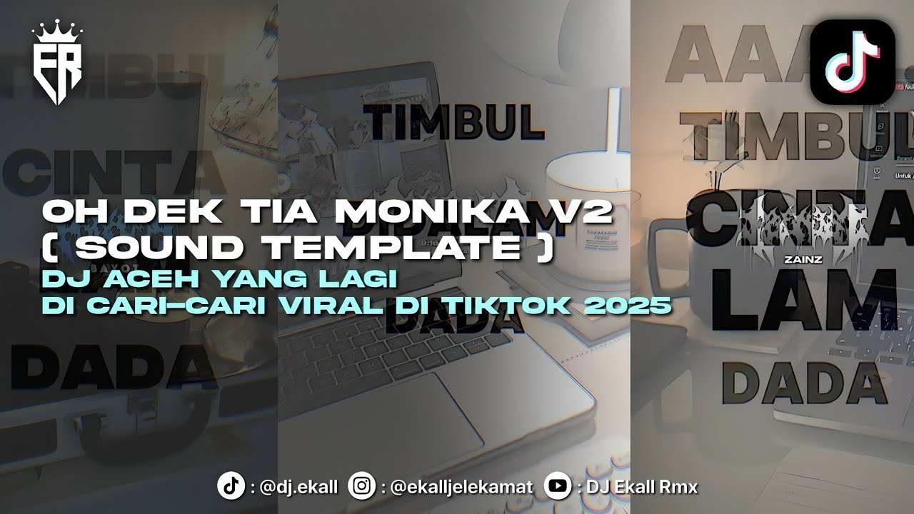 DJ ACEH TIMBUL CINTA LAM DADA V2 SLOWED TEMPLATE CAPCUT | DJ ACEH YANG LAGI VIRAL DI TIKTOK 2025 ...