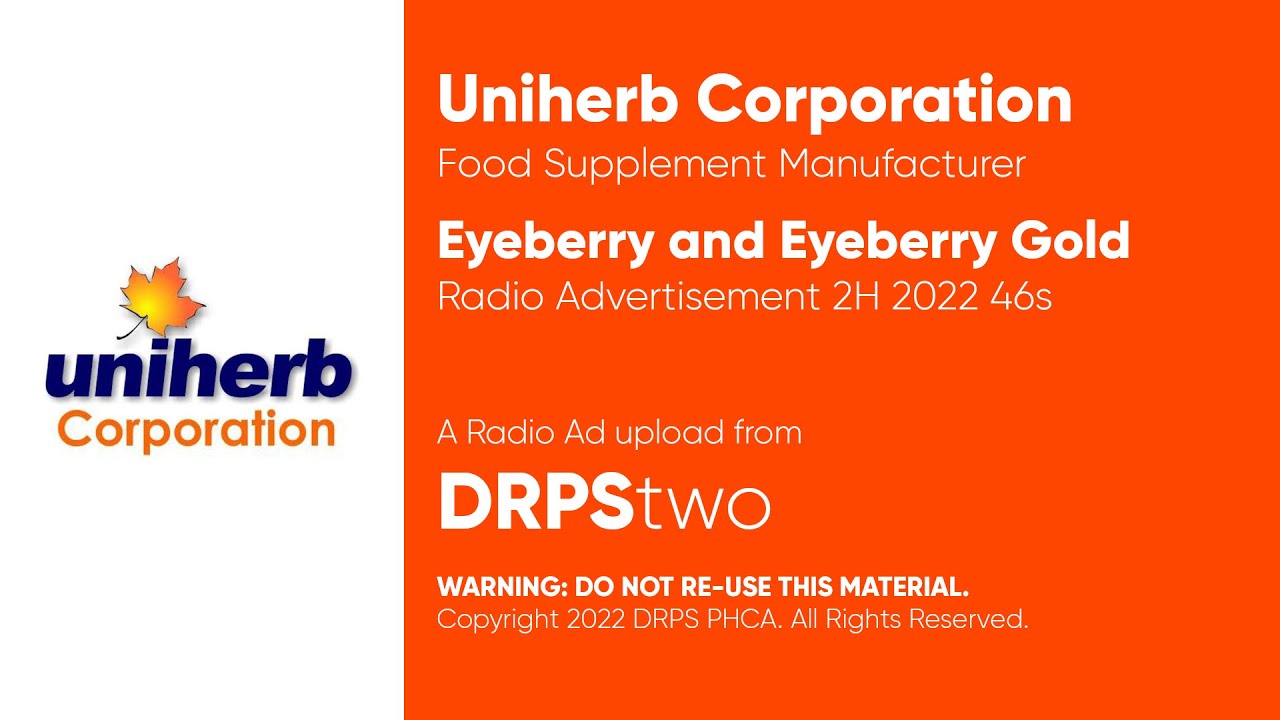 Eyeberry and Eyeberry Gold Radio Ad 2H 2022 46s - YouTube