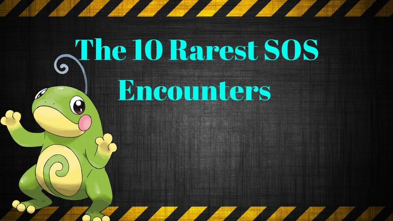 10 Rarest SOS Encounters in Pokemon Sun and Moon - YouTube