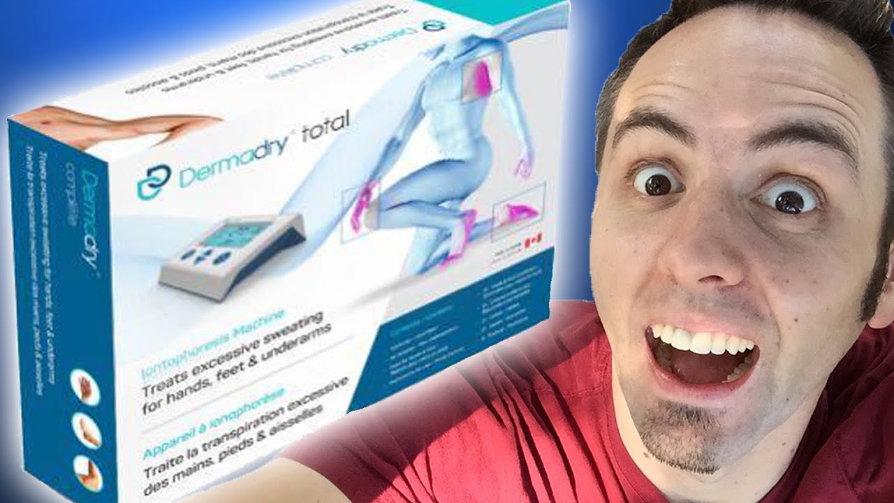 Best Iontophoresis Machine? | DermaDry Unboxing & 1st Treatment - YouTube
