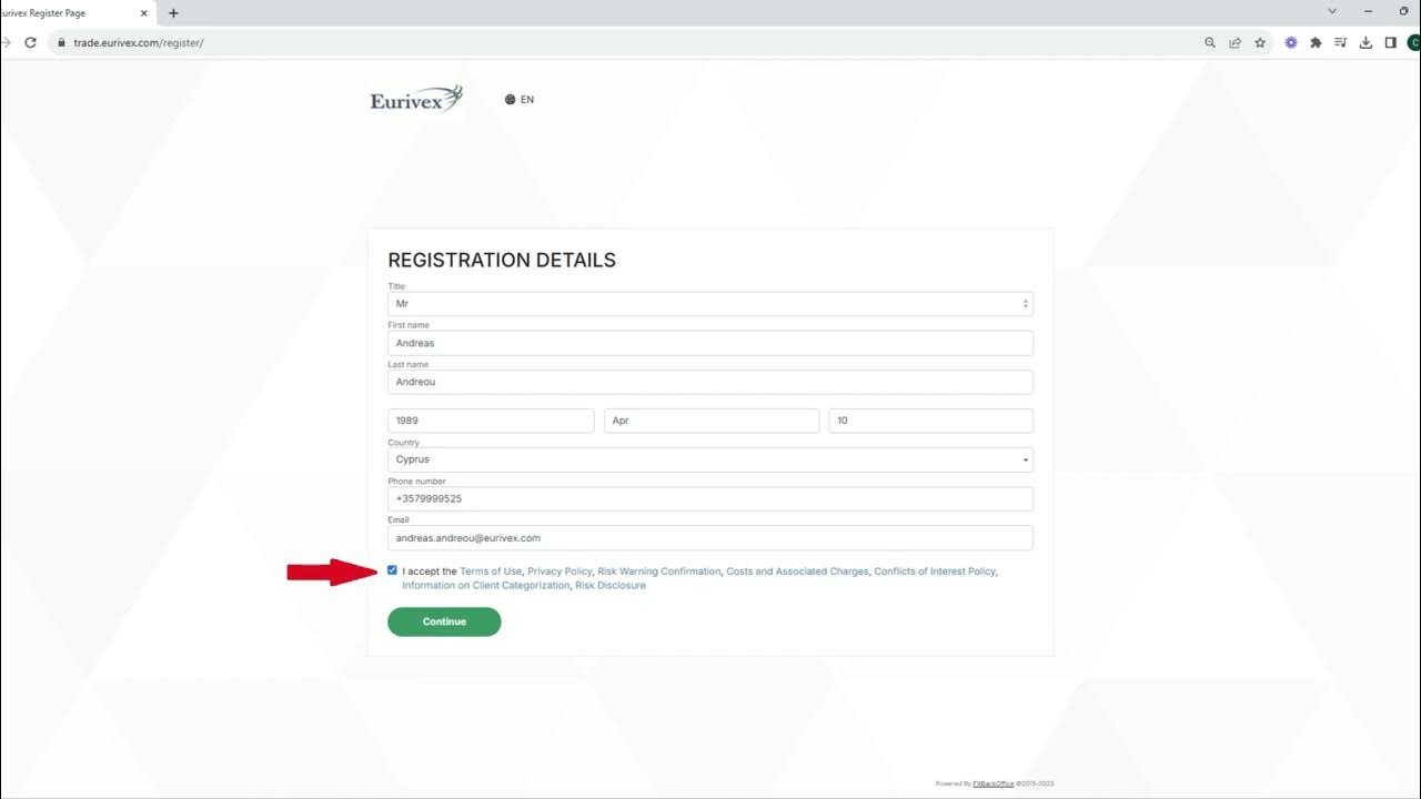 Opening an acccount with Eurivex | Step by Step Registration Process - YouTube