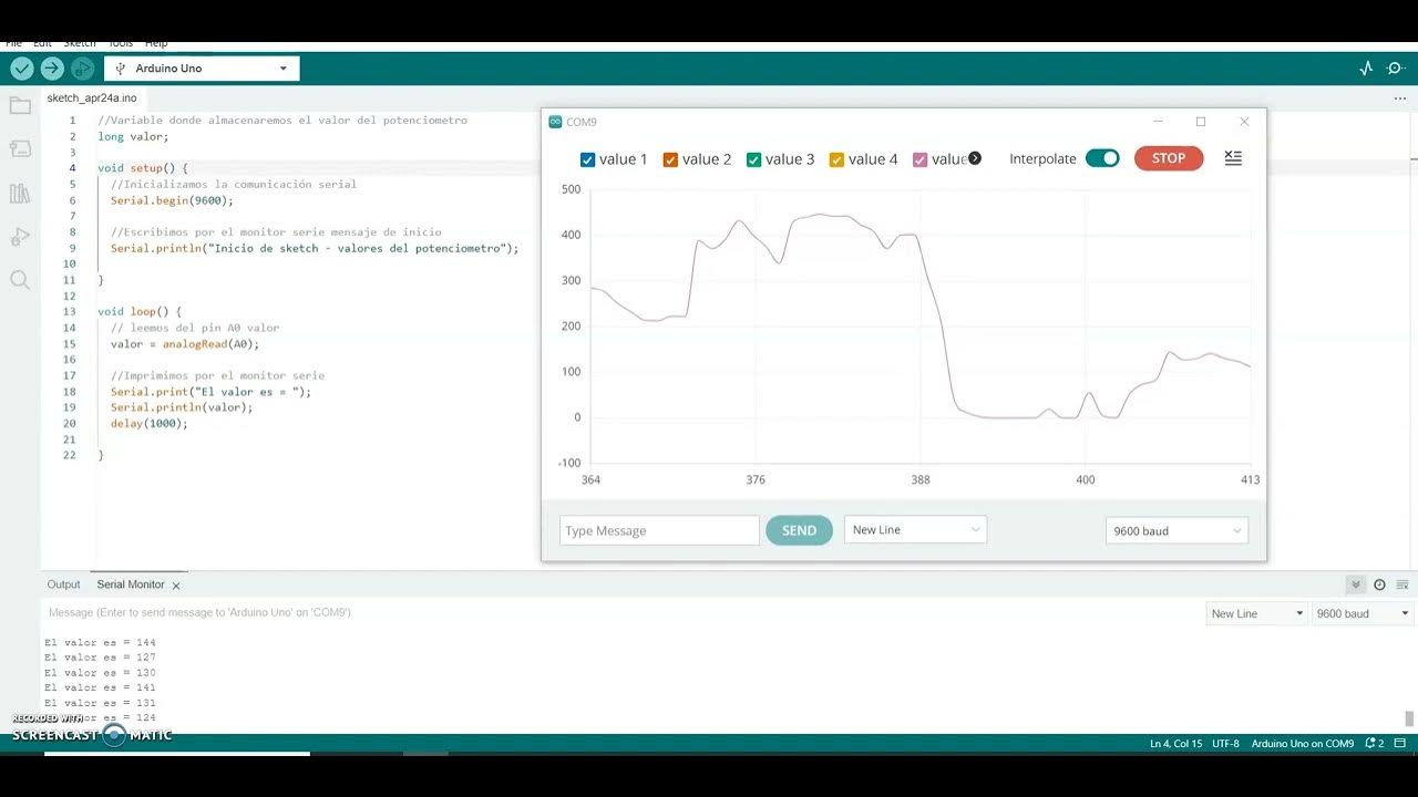 Arduino: Lectura potenciómetro - YouTube