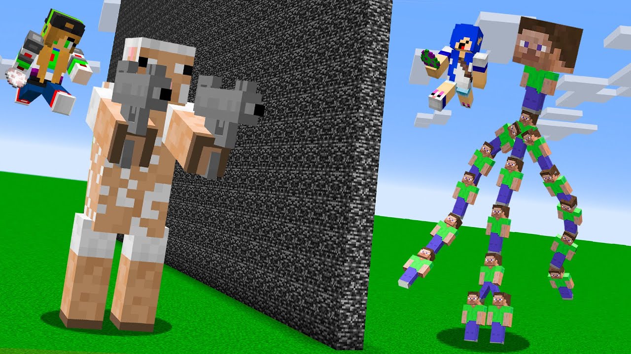 Steve Mutante Gigante vs. Ovelha Armada (BATALHA DE MONSTROS MINECRAFT ...
