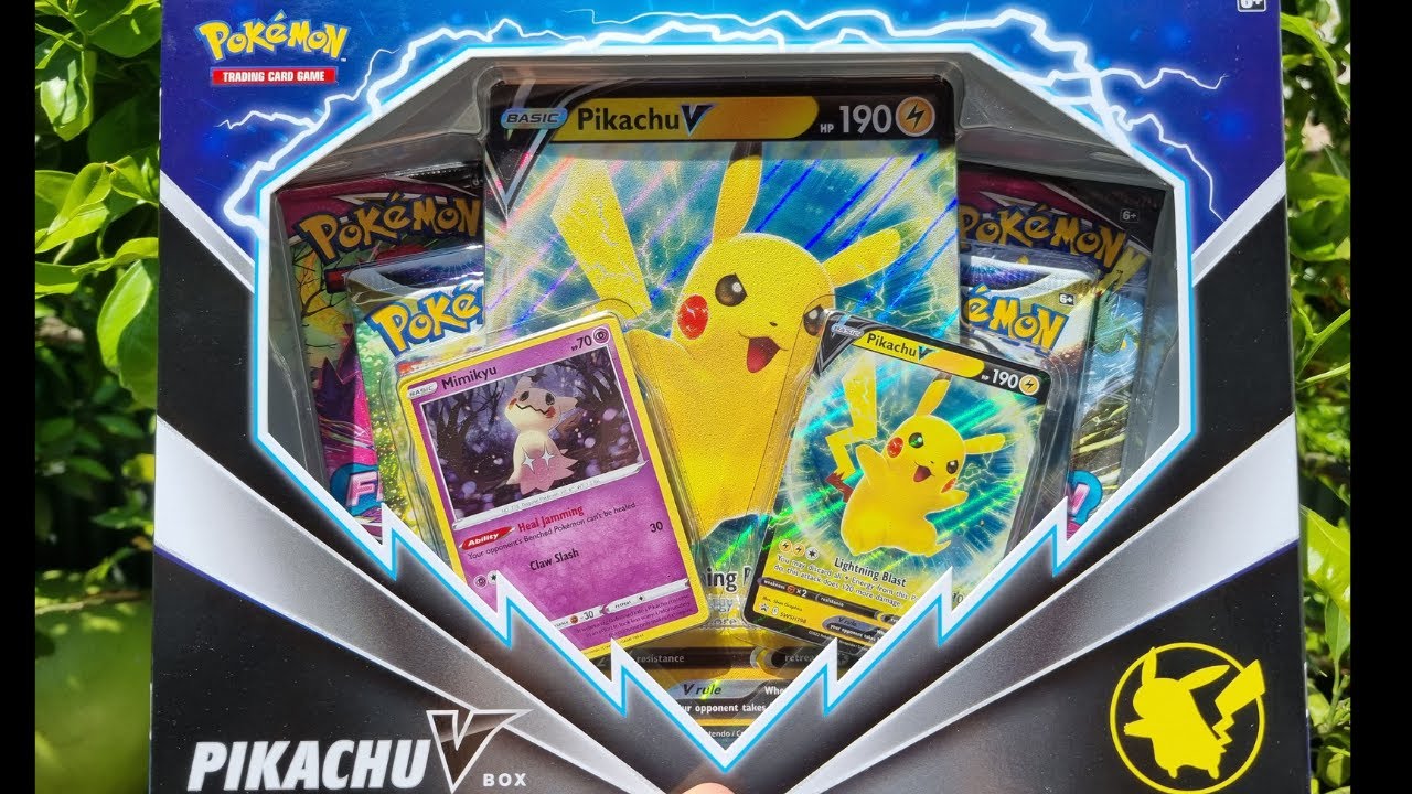 Opening Pokemon Pikachu V BOX | Let's see what is hidden in this ...