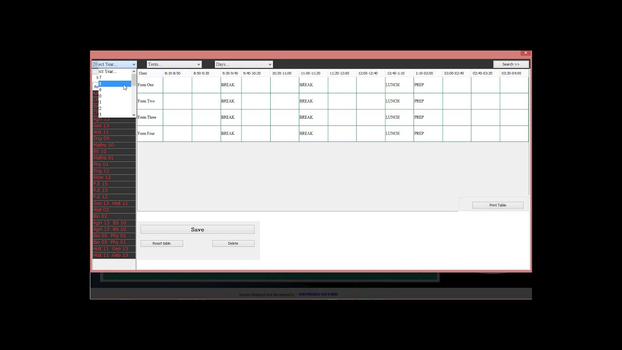 How To Create Time Table System In Java 2018 YouTube How To Create Time Table System In Java 2018 YouTube