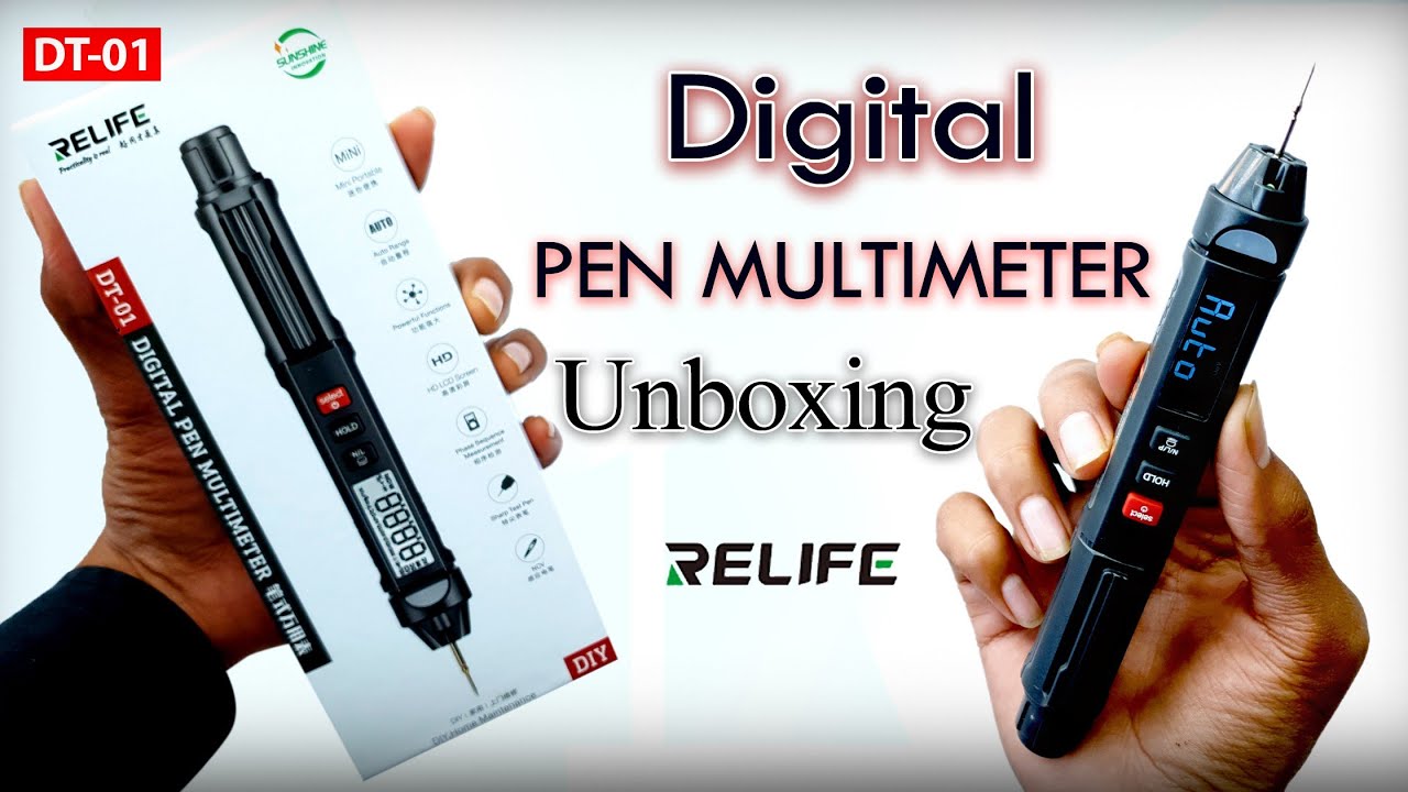 RELIFE 3 in 1 DT 01 Digital Multimeter Auto Intelligent#unboxing #FDMobile - YouTube